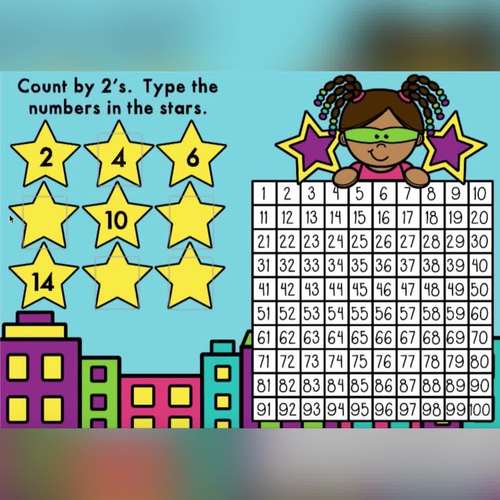 Multiplication Fact Practice x2 Boom Cards by The Rocket Resource