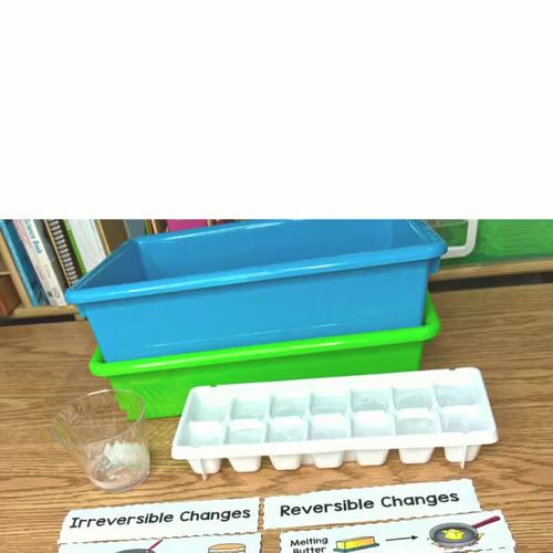 Melting Matter Reversible and Irreversible Changes 2nd Grade STEM Activity
