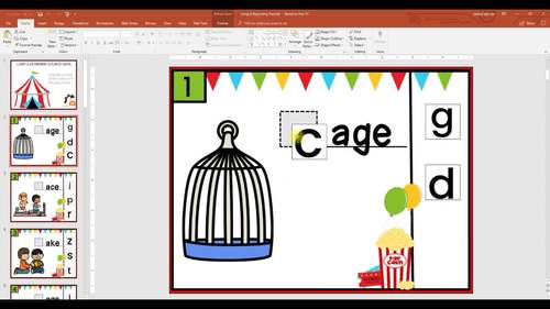 Digital Beginning Sounds Activity | Long A by Teach With Pixels | TPT
