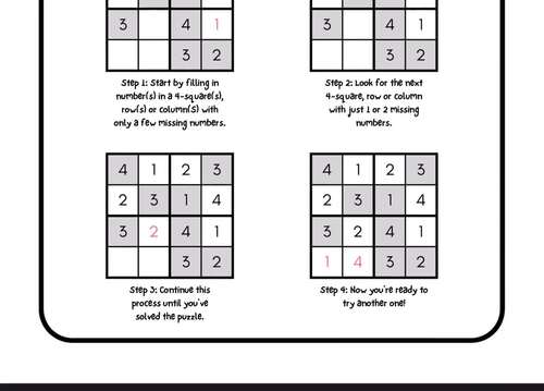BACK TO SCHOOL Sudoku, Math Games, Number Puzzle, First Day, Ice Breaker