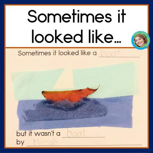 Fall Leaf Craft Autumn Nature Art Activity Class Book Sight Word ...