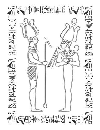 Ancient Egypt Coloring Pages | History Coloring Book VOL:2 by EDURA