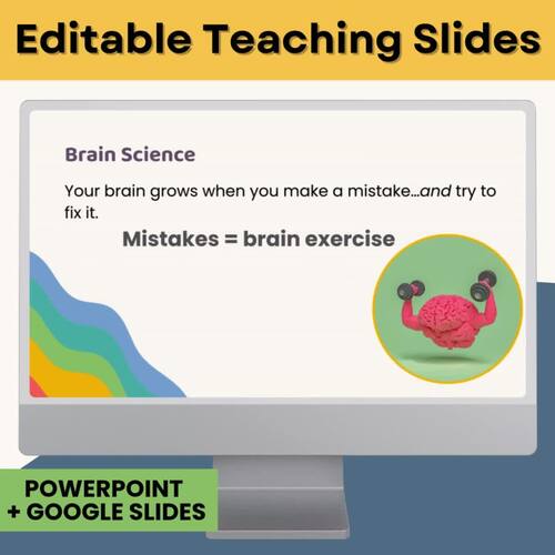 Growth Mindset SEL Lesson "We Don't Hide Our Mistakes" + Activities ...