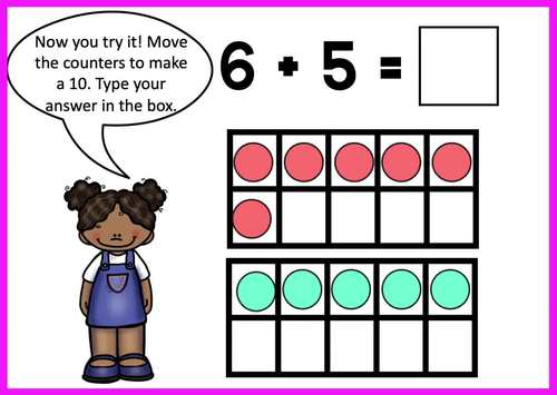 Making a 10 to Add Printable & Digital Addition Math Task Cards | TPT
