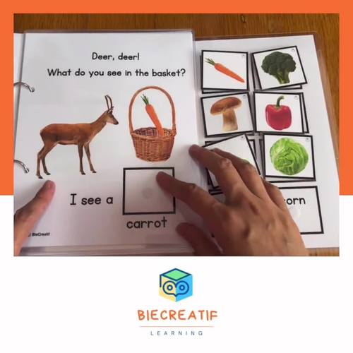 Vegetables What Do You See Adapted Book | Special Education Real Picture