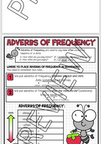 ADVERBS OF FREQUENCY - EFL / ESL Package by My Teaching Factory | TPT