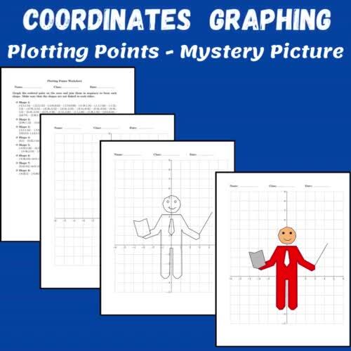 End of Year Math Teacher's Day Coordinate Graphing Ordered Pairs ...