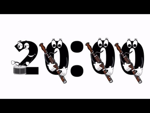 20 Minute Countdown Timers With Band Instruments (MP4) by The Music ...