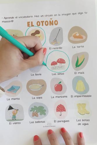 Otoño Libro de Actividades Nivel 1 Spanish Fall Activity Book | TpT