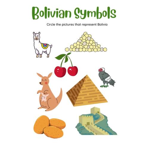 Bolivia Worksheets for Kids | Tracing, Coloring, Geography & Culture ...