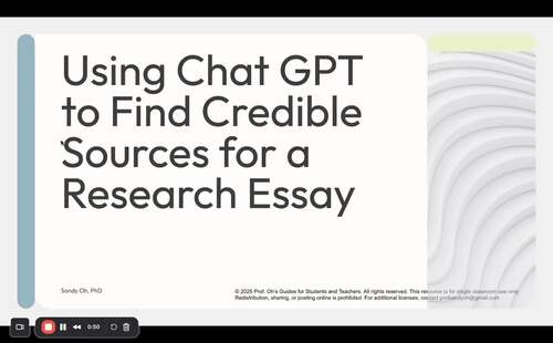 ChatGPT AI Writing- Research & Personal Narrative Writing BUNDLE