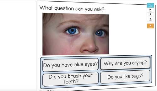 Asking Questions in Activities of Daily Living Speech Boom Cards™