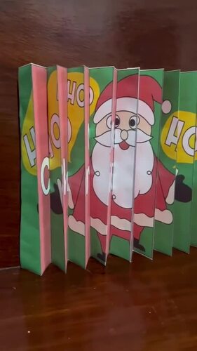 Merry Christmas Agamographs Craft Coloring Art Project | Christmas ...