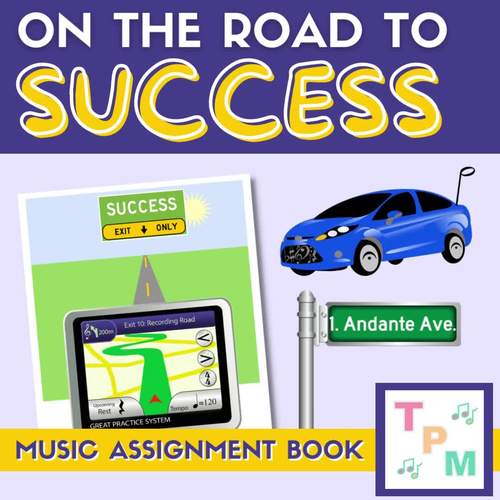 Piano Assignment Book | GPS Theme | Private Instrument Lessons | TPT