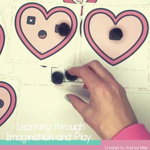 Valentine Math Activities Composing & Decomposing Numbers Up to 10