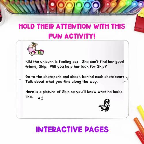 Interactive Book for Speech Therapy Articulation: Articulation S Blends