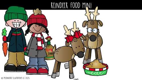 Reindeer Food clip art, Christmas clip art Mini by Melonheadz Clipart