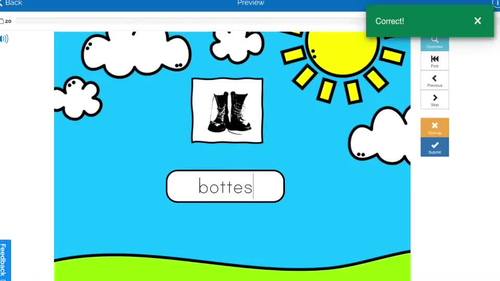 French Clothes Clothing BOOM CARDS Les vêtements | SET 5 by Digital For ...