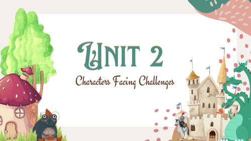 Benchmark Advance Unit 2 Slide Template, 2nd Grade (Editable Canva Slides)