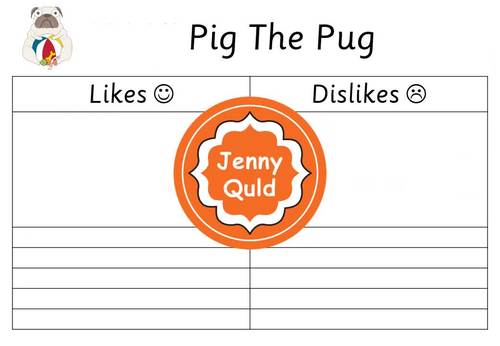 Pig the Pug Book Companion- Print & Go Literacy Activities by Jenny Quld