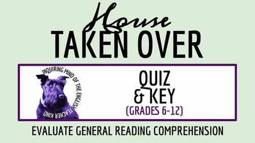 "House Taken Over" by Julio Cortázar Quiz and Answer Key | Magical ...