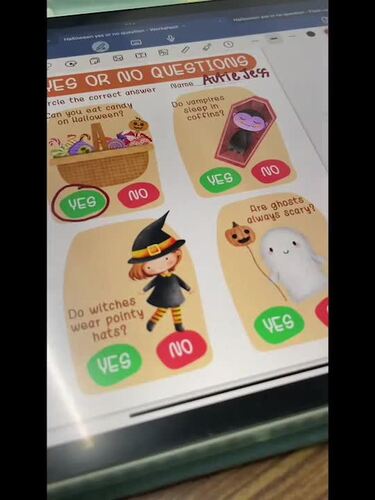 Halloween worksheet & Flash cards for kids, 20 yes or no questions ...