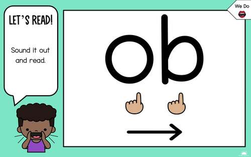 CVC Word Family Bundle / No Prep / PowerPoint / Kindergarten / Reading ...