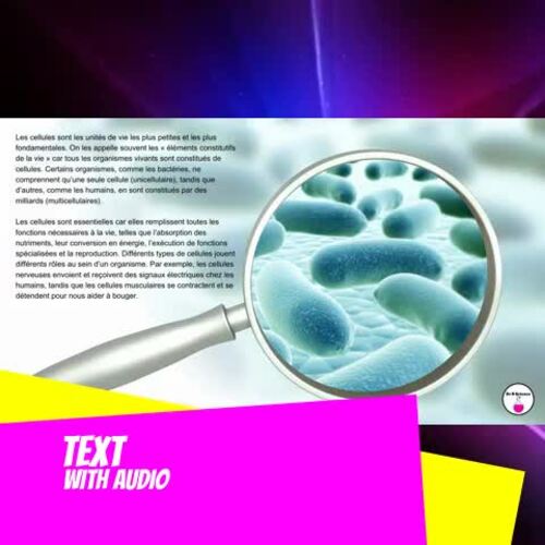 MS-LS1-1: Organisms are Made of Cells (French) by Dr B Science | TPT