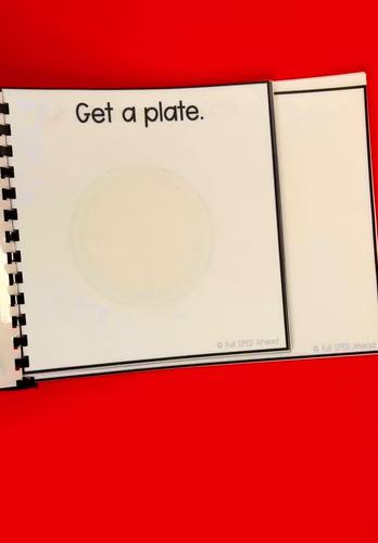 Cooking Burger Reading Adapted Books Special Education Life Skills ...