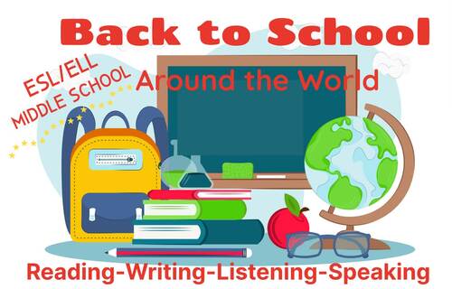 First Day Back To School Around the World| ESL-Middle School | TPT