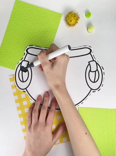 St Patricks Day Craft Build a Pot Of Gold Cut & Paste Activity No Prep Art