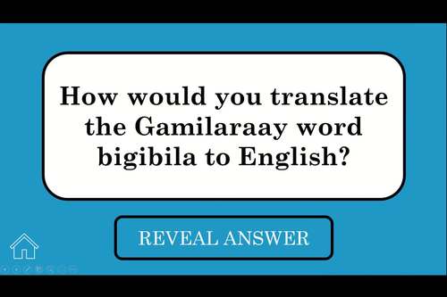 Aboriginal Language - Gamilaraay Jeopardy Game by Two Rivers Teacher