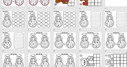 Valentine Bear Spin and Add (Addition to 20) Kindergarten & 1st Grade Math