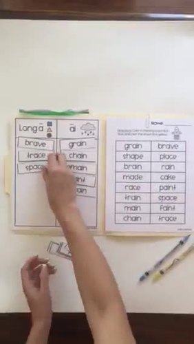 Word Sort File Folders CVC CVCE Short/ Long Vowel Activities | TPT