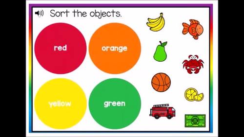 Color Recognition Color Words Boom Cards Bundle (Learning Colors)
