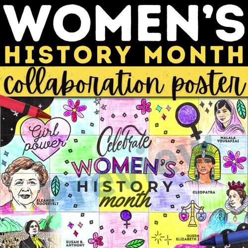 Women's History Month Collaborative Poster Activity Collaboration ...