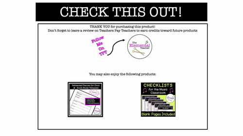 Music Classroom Daily Visual Schedule Editable by The Elemental Teacher