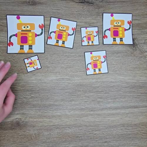 Robot Size Sequencing by HH Fun and Learning | TPT