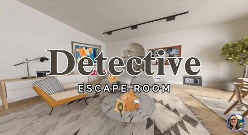 Detective Escape room 360° view English ESL/EFL B1 Intermediate present ...