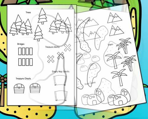 Build A Treasure Island Map Design & Craft - Talk Like A Pirate ...