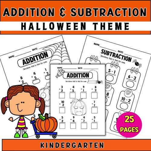 Addition and Subtraction and Counting within 20 Worksheets.Math ...