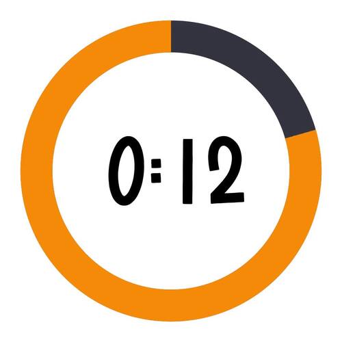 Visual Timers - Orange - Digital Countdown - Classroom Management Tool