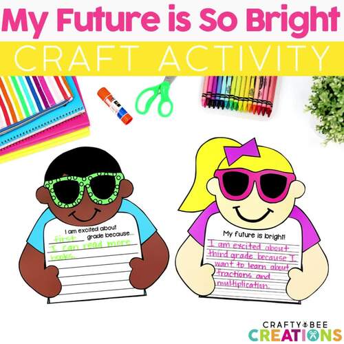 My Future is So Bright End of the Year Craft Bulletin Board Craftivity ...