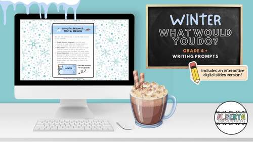 Winter Writing Activity: What Would You Do? DIGITAL+PRINT! Winter Short ...