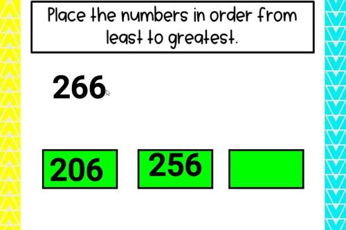 2nd Grade Comparing Numbers Boom Cards Version 1 by Math with Marneshia