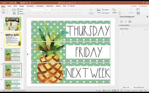 Editable 3 Drawer Sterilite Labels (Pineapple Classroom Theme) | TPT