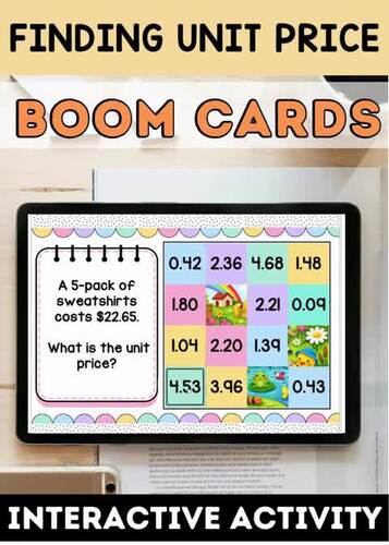 Spring Math Mystery: Unit Price – Reveal the Hidden Picture by Math and ...