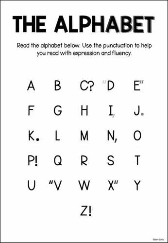 Reading Fluency Passages to Practice Reading with Punctuation & Expression