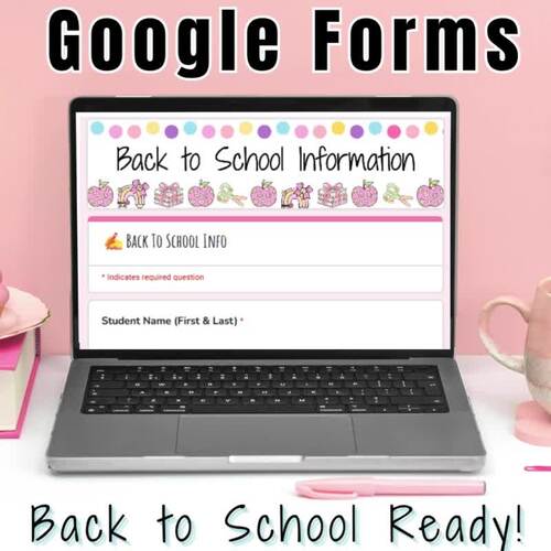 Back to School Parent & Student Questionnaire | Pastel Google Forms K–5