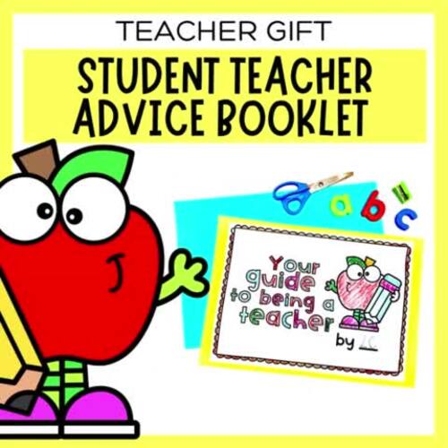 Student Teacher Thank You & Goodbye Book | Advice Booklet by Little ...